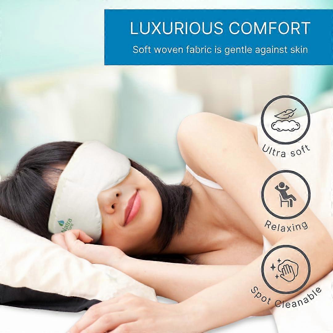 Microwavable Steam Eye Mask - Warm Compress for Dry Eyes & Stye Relief ...