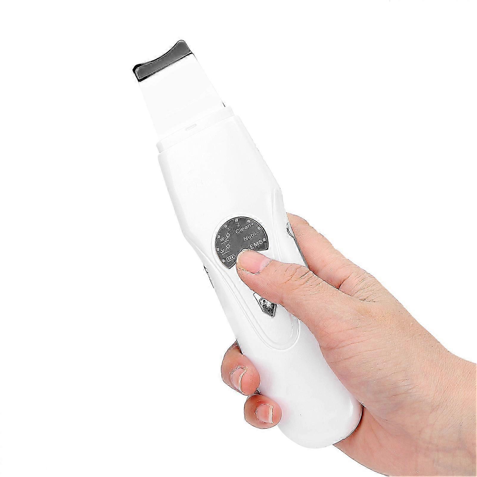 Facial Skin Scraper Ultrasonic Skin Scrubber Spatula 2 Gears Vibration ...