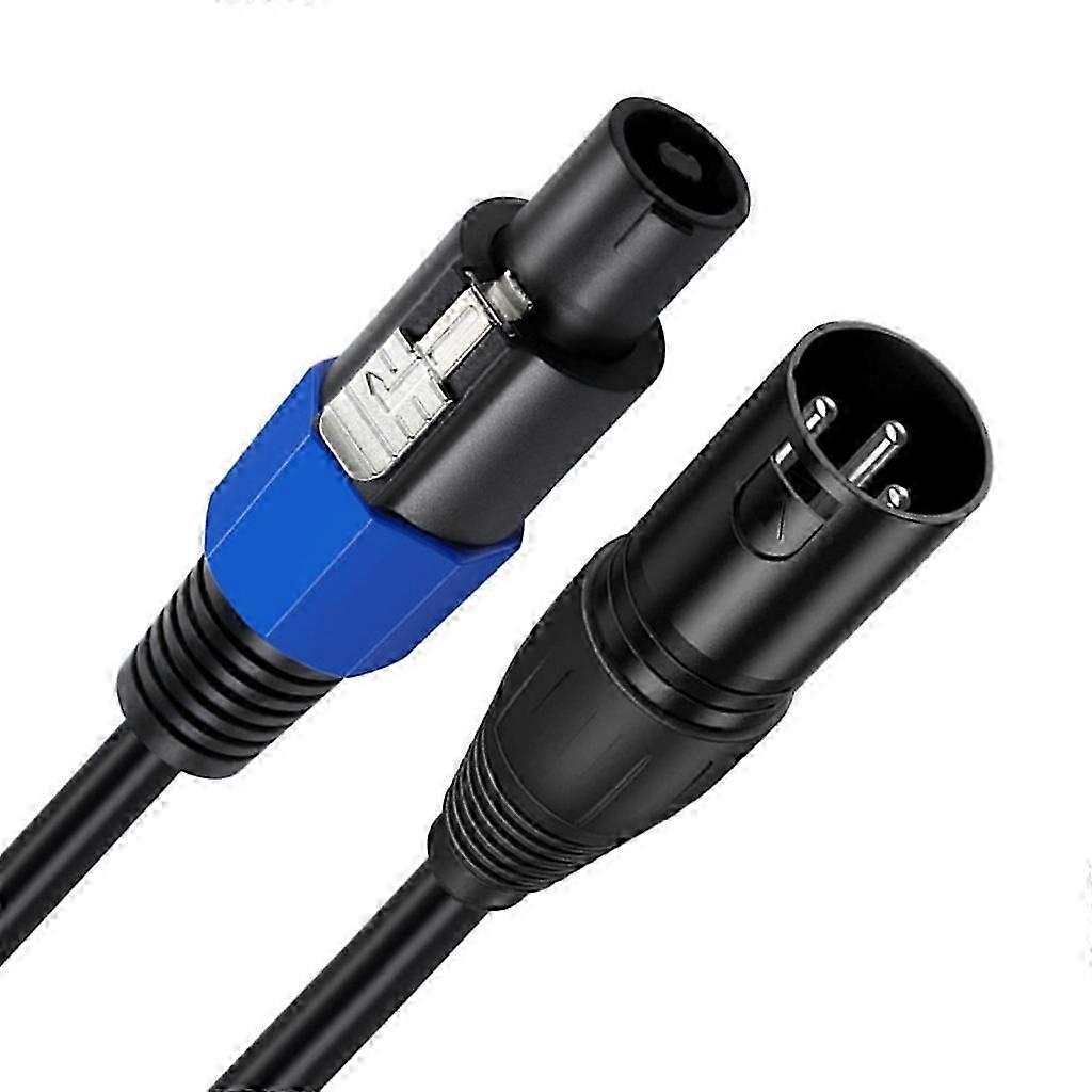 Male to XLR 3Pin Male Speaker Extension Cable Wire with Twist Lock ...