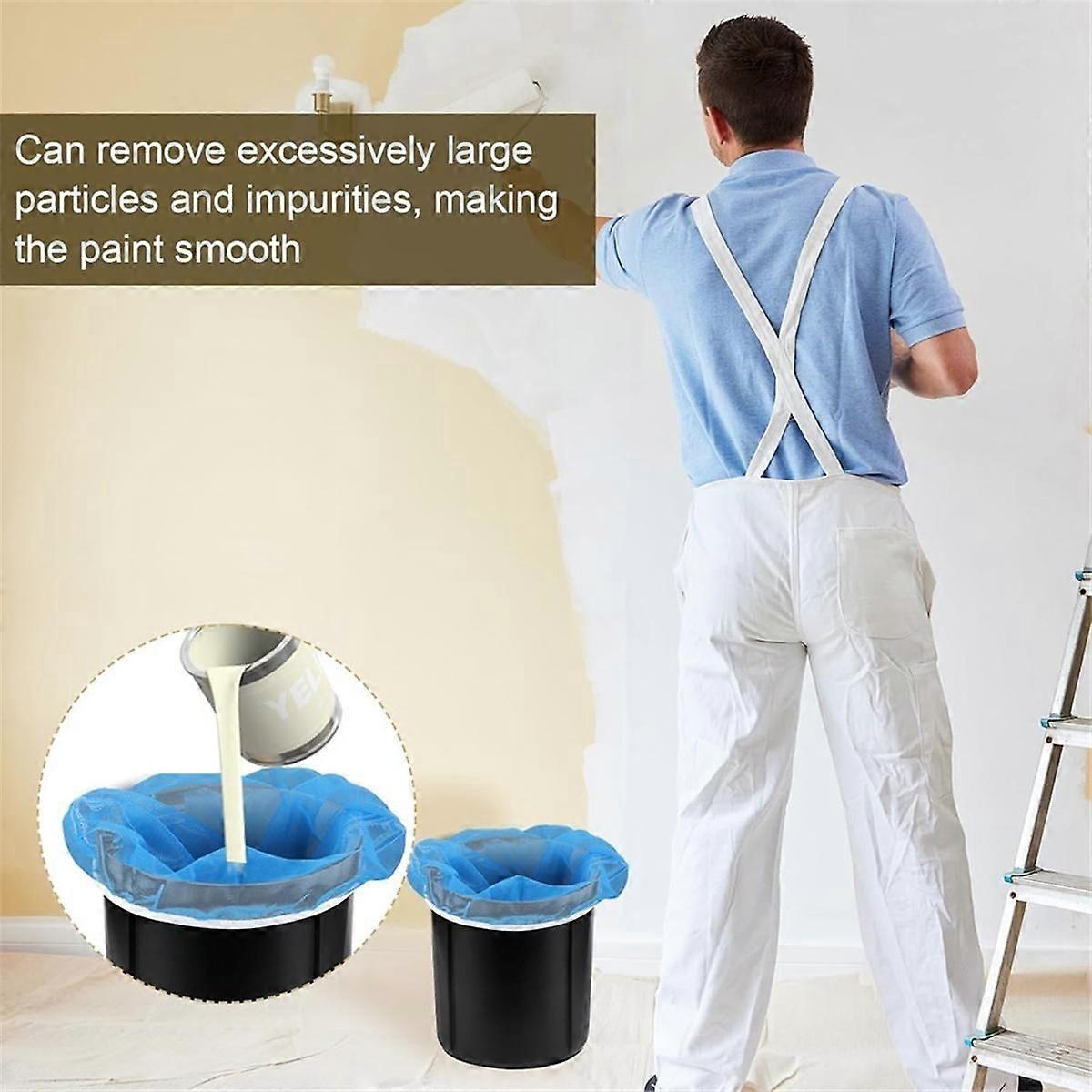 10pcs Paint Strainer Bags,Fine Mesh Paint Filter Bag Elastic Opening ...