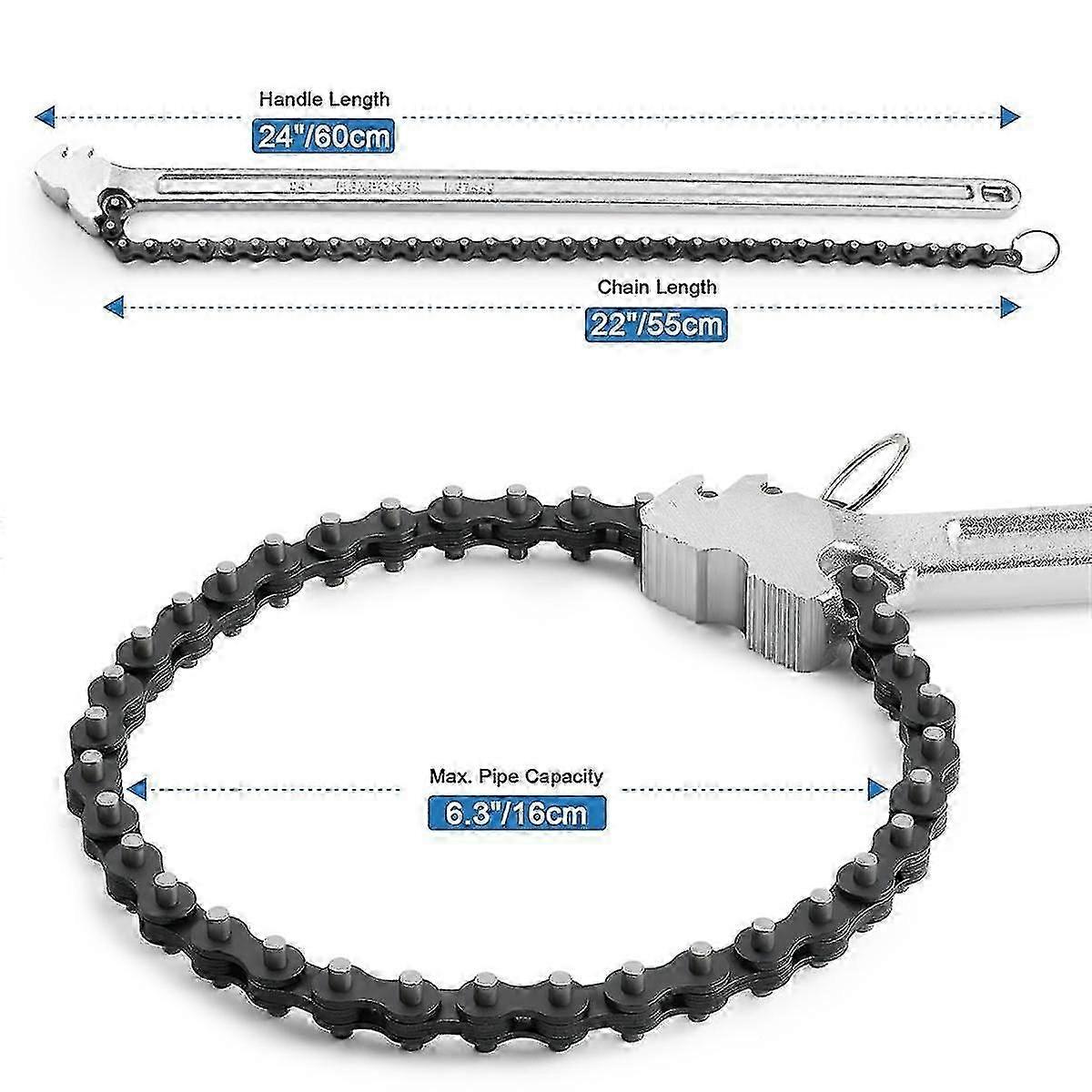 24 Inch Chain Wrench, Chain Pipe Wrench, Chain Pipe Wrench, Pipe Wrench ...