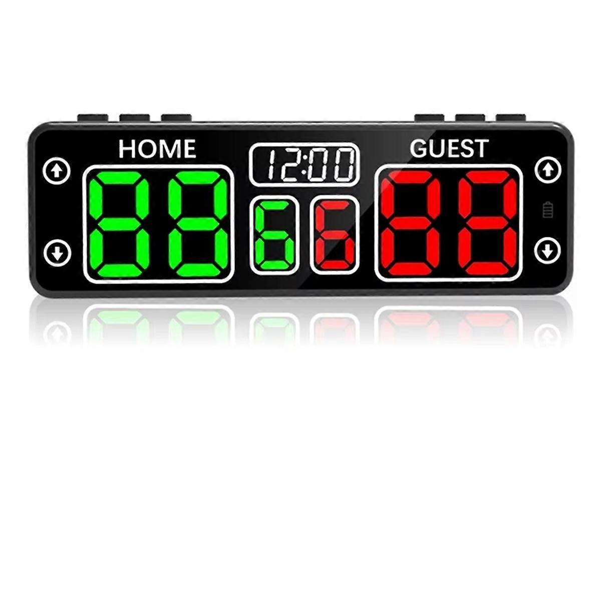 Digital Scoreboard with Countdown Timer LED Scoreboard Electronic Scoreboard for Referee ...