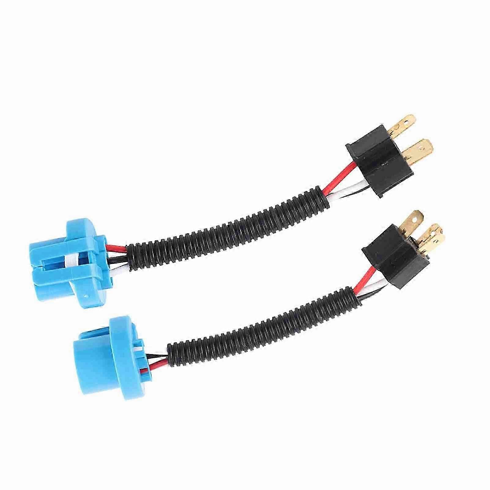 Headlight plug adapter for 9007 to H4 - 2pcs male to female cable ...