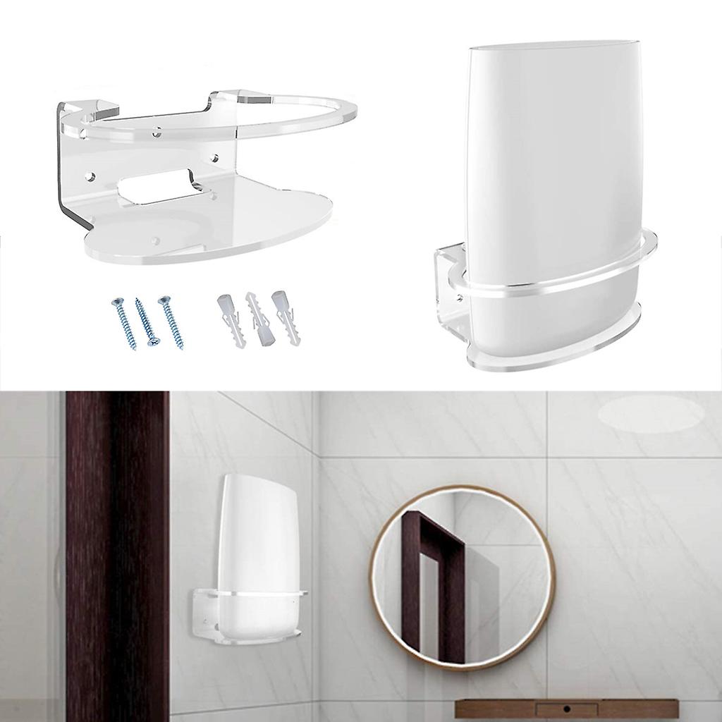 Wifi Router Wall Mount Storage Rack Acrylic Hanging Bracket Holder For ...
