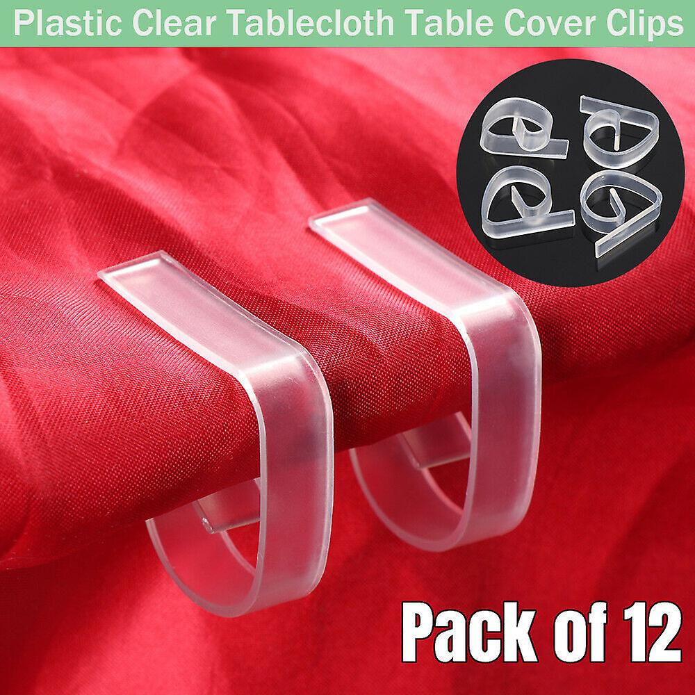 White Plastic Tablecloth Clips,for Fixing Tablecloths in Restaurants ...