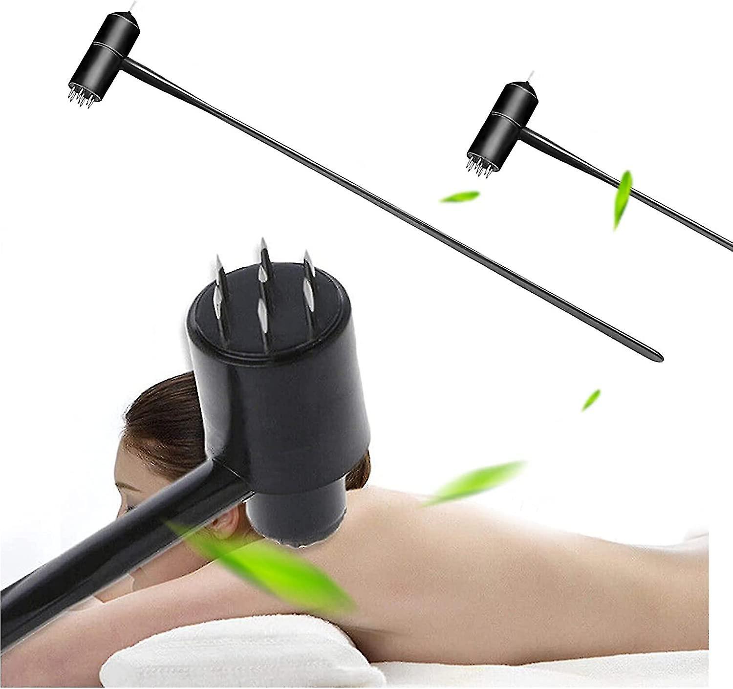 2pcs 7 Star Needle & Plum Blossom Dermal Hammer, Seven Star Needle Set ...