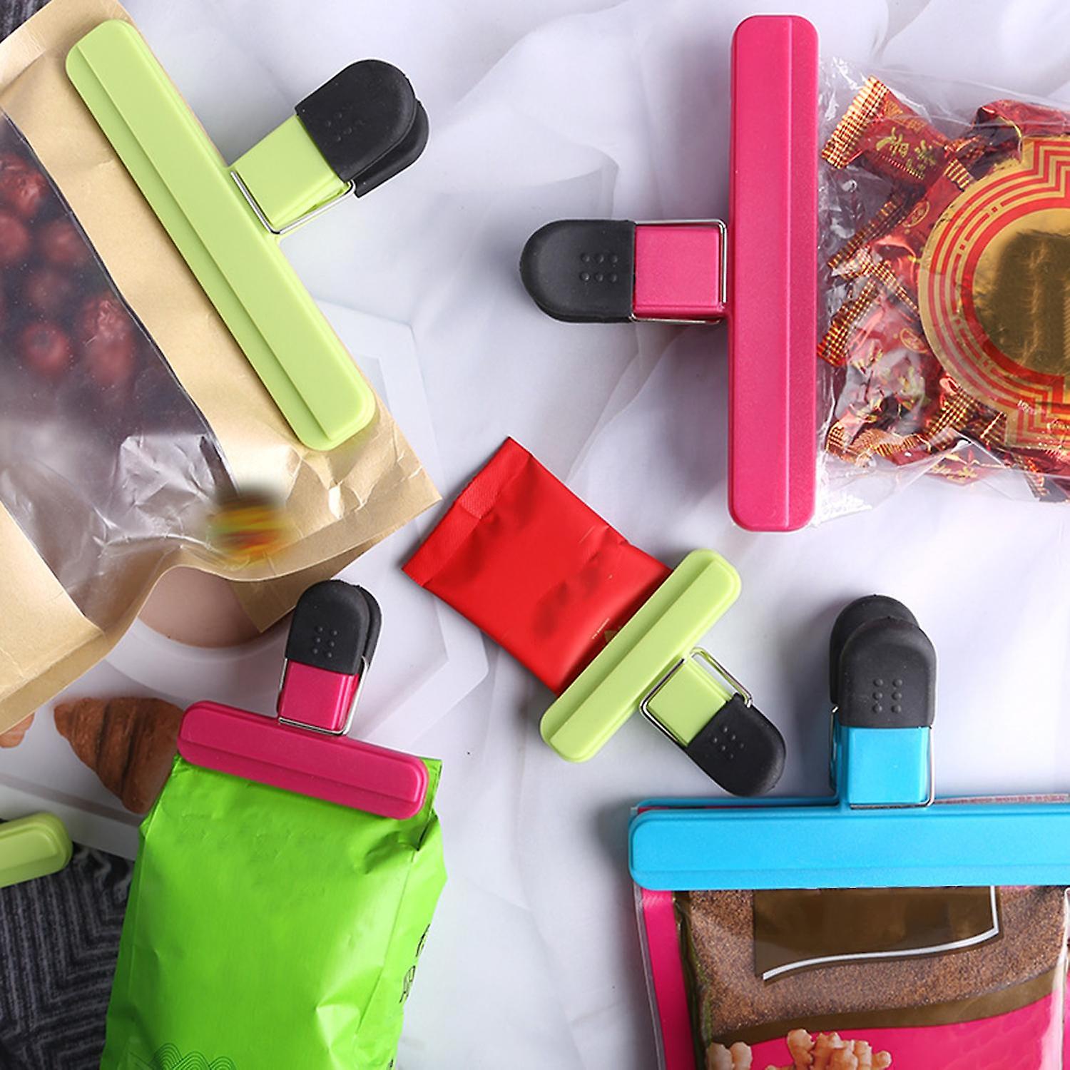 12Pcs Sealing Clip Durable Reusable Food Packages Bag Clips Non-slip ...