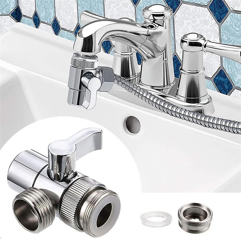 Water Tap Connector Switch Faucet Adapter Kitchen Sink Splitter ...
