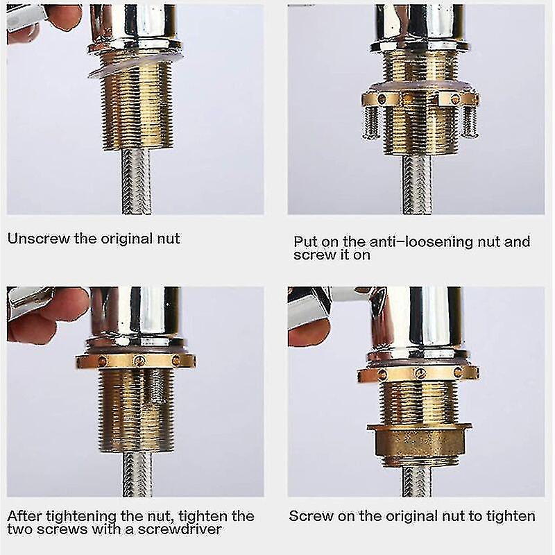 Stainless Steel Faucet Retaining Nut Kit To Prevent Kitchen And ...