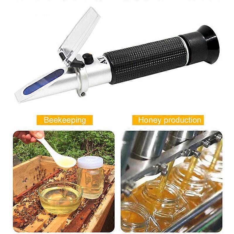 3 in 1 Portable Honey Refractometer for Honey Moisture and Brix ...