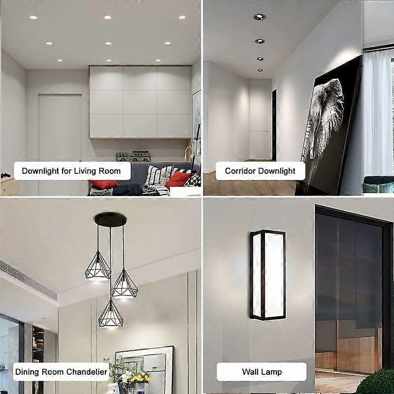 Set of 5 GU10 LED bulbs 6W (equivalent to 60 W), Cool White 6000K 500 ...