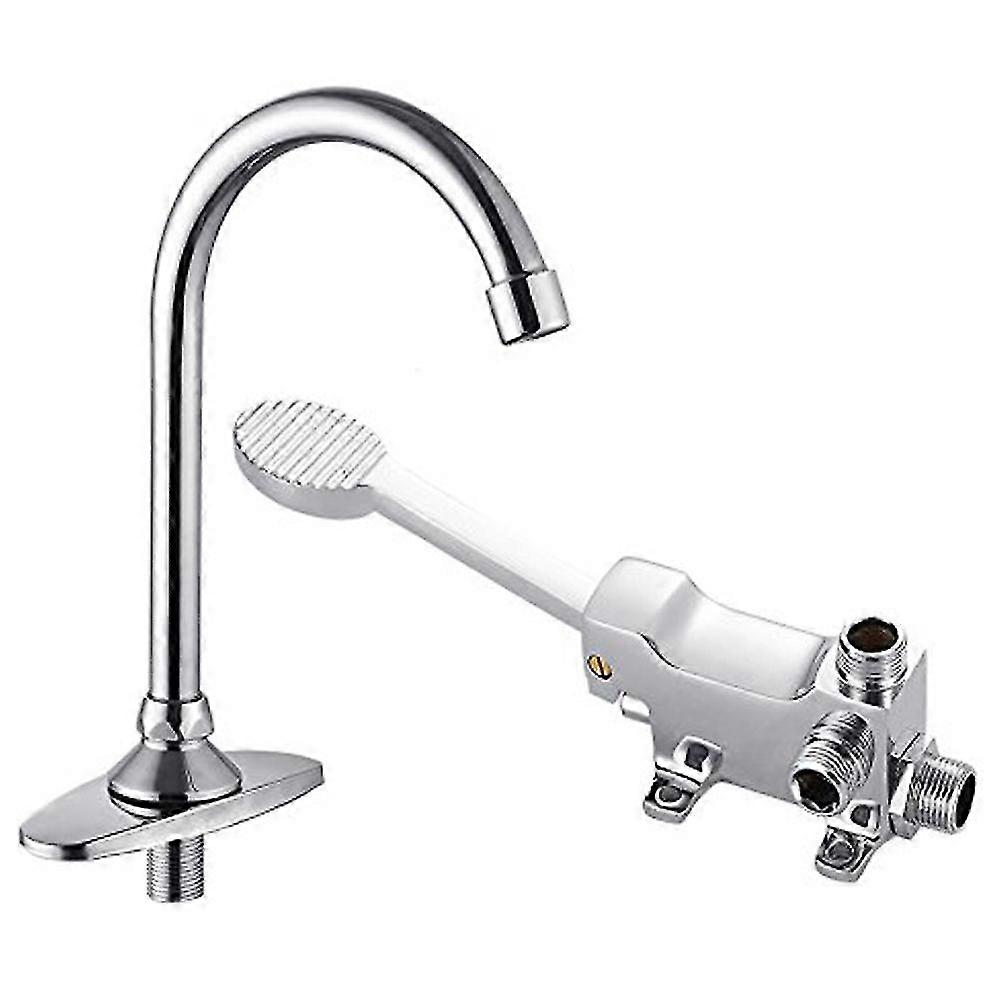 Hospital Hands Free Control Water Tap Brass Taps Pedal Valve Foot ...