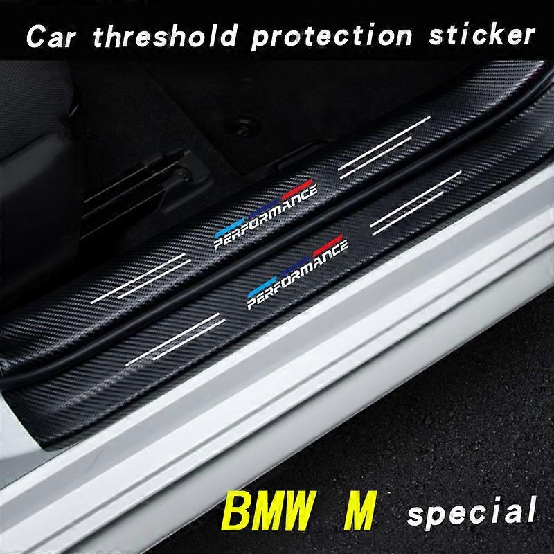 Motor Vehicle Parts Car Door Sill Stickers Accessories For BMW M Power Performance E46 e39 E90 ...