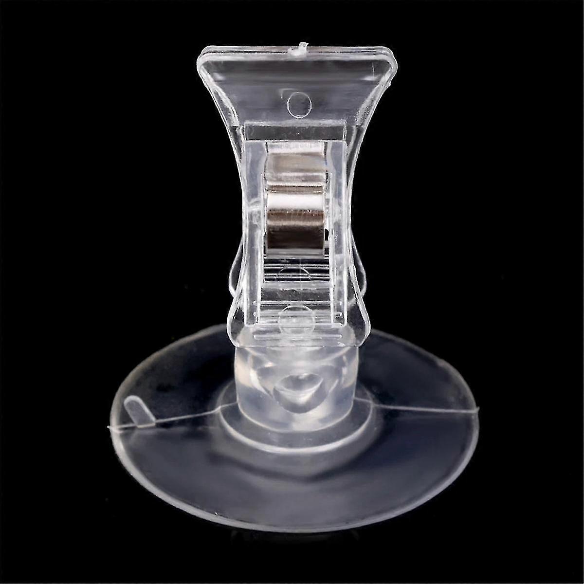 10Pcs Suction Cup Clips Transparent Sucker Clamp Bathroom Window Glass ...