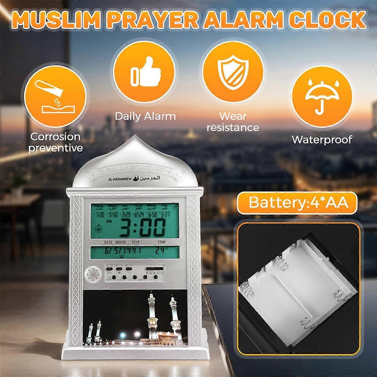 Azan Mosque Prayer Clock Islamic Mosque Azan Calendar Muslim Prayer ...