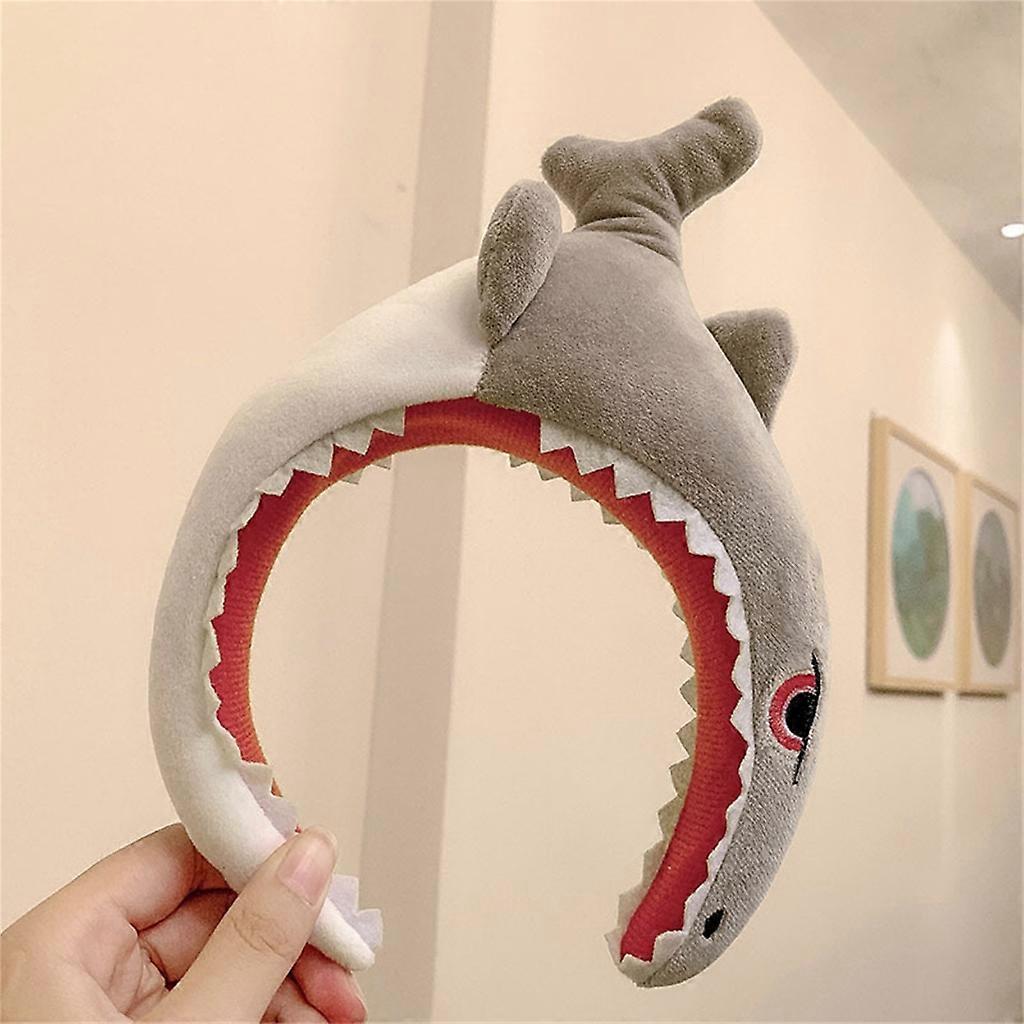 Funny Headband For Washing Face Shark Headband Cartoon Headband Animal ...