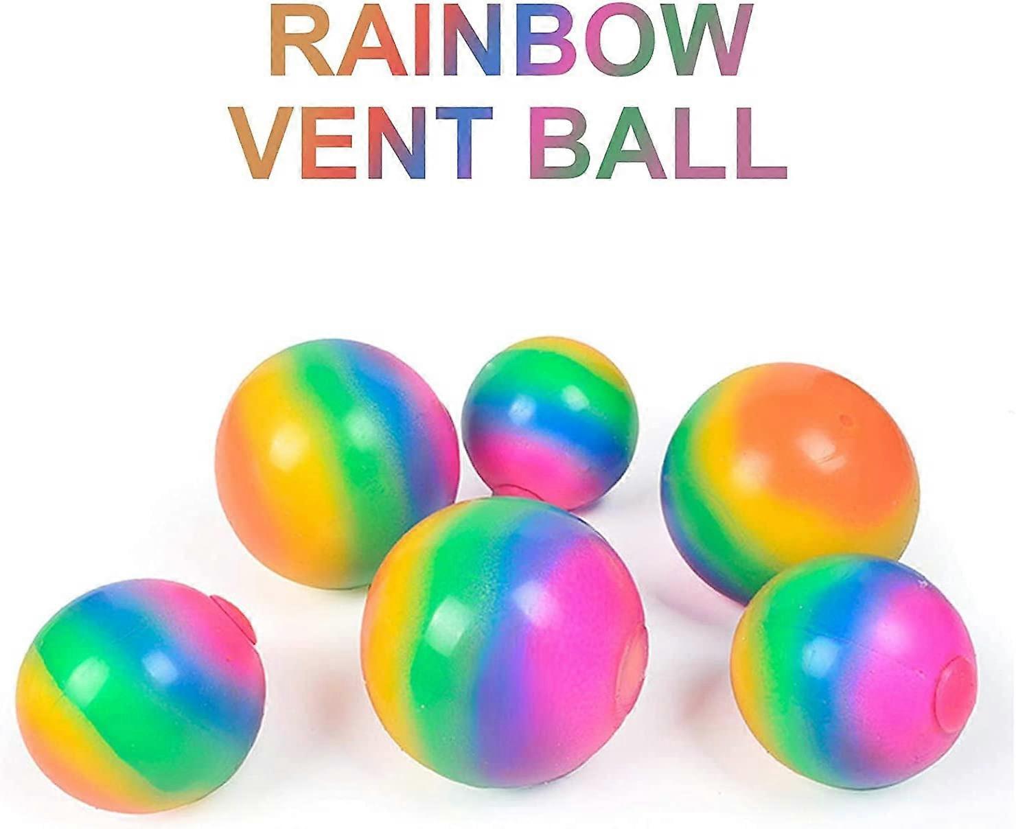 Stretchy Stress Ball Sensory Fidget Toys Giant Color Changing Squeeze ...