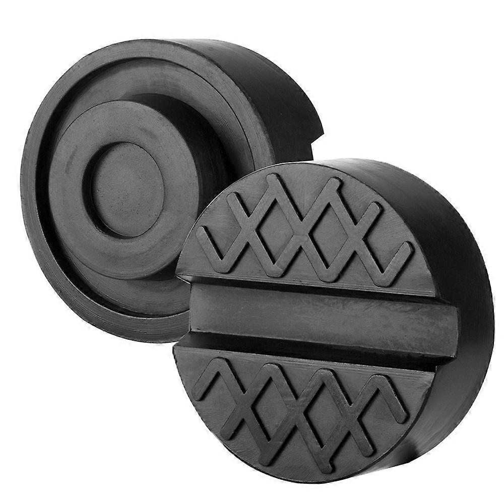 2 Pack Universal Slotted Rubber Jack Pads Frame Rail Protectors 65mm/2. ...