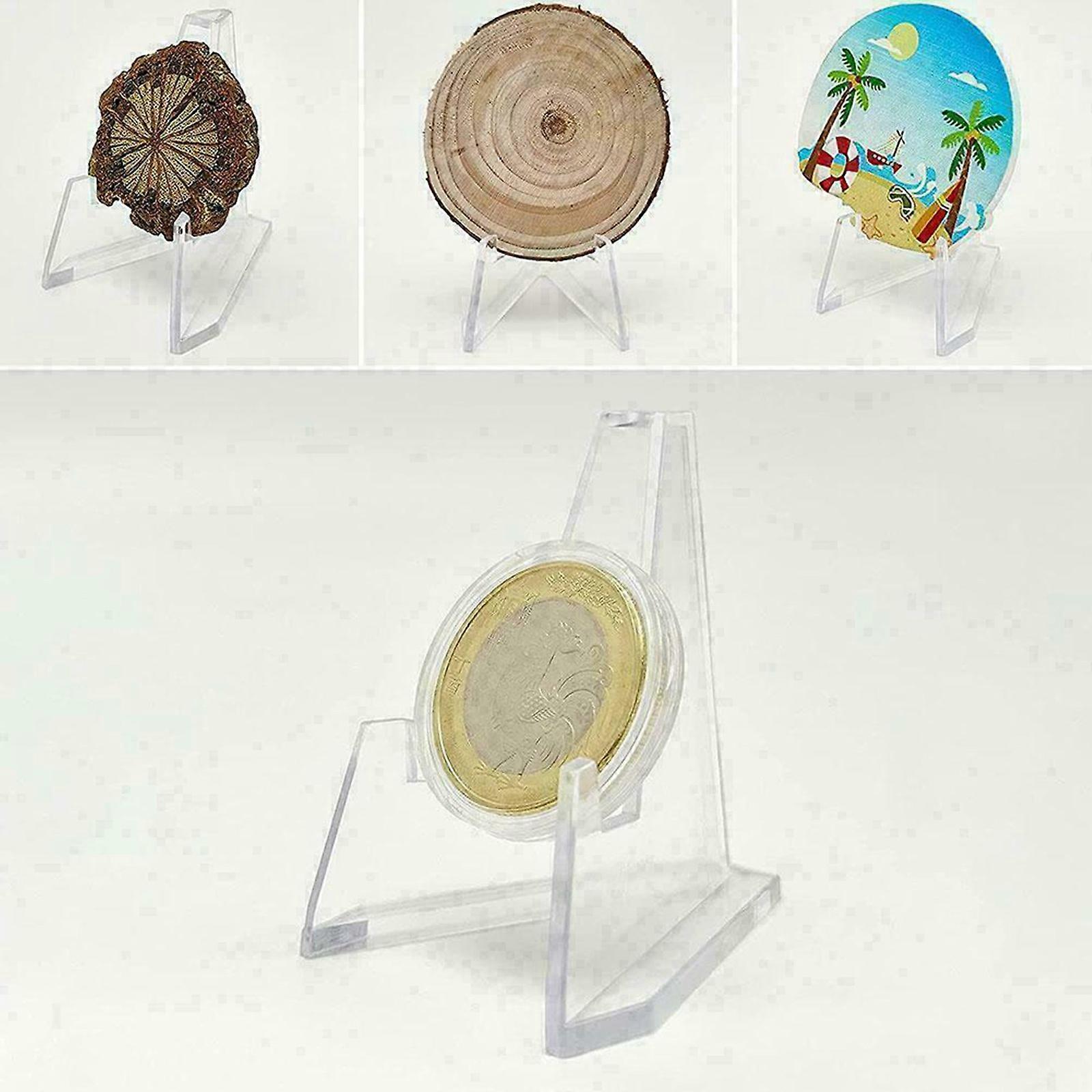 10PCS Card Stand Graded Cards Display Stand Coins Small Box Paper Clip ...