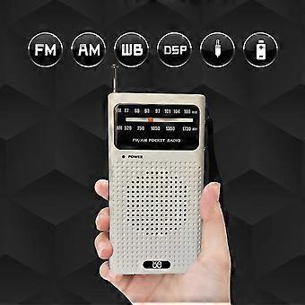 Bärbar radio med teleskopisk antennhögtalare Utmärkt signalmottagning ...