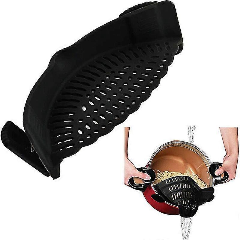 New Universal Clip On Strainer Silicone Clip-on Strainer For Pots And ...