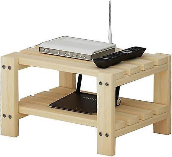 Router wooden frame Wireless WiFi router storage box Multi-layer ...