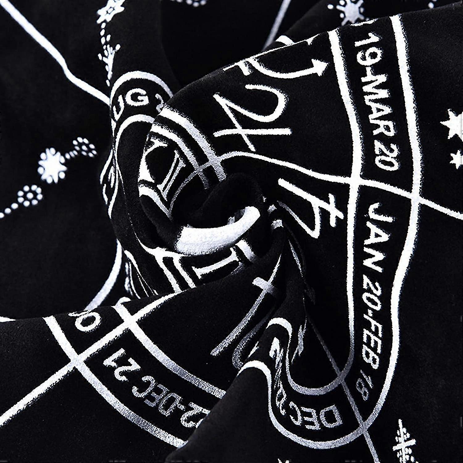 2pcs Tarot Tablecloth, Tarot Cloth, Pentacle Tarot Table Cloth Black ...