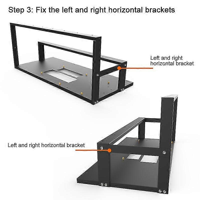 Mining Case Rack Motherboard Bracket Open Mining Rig Frame ETH/ETC/ZEC ...