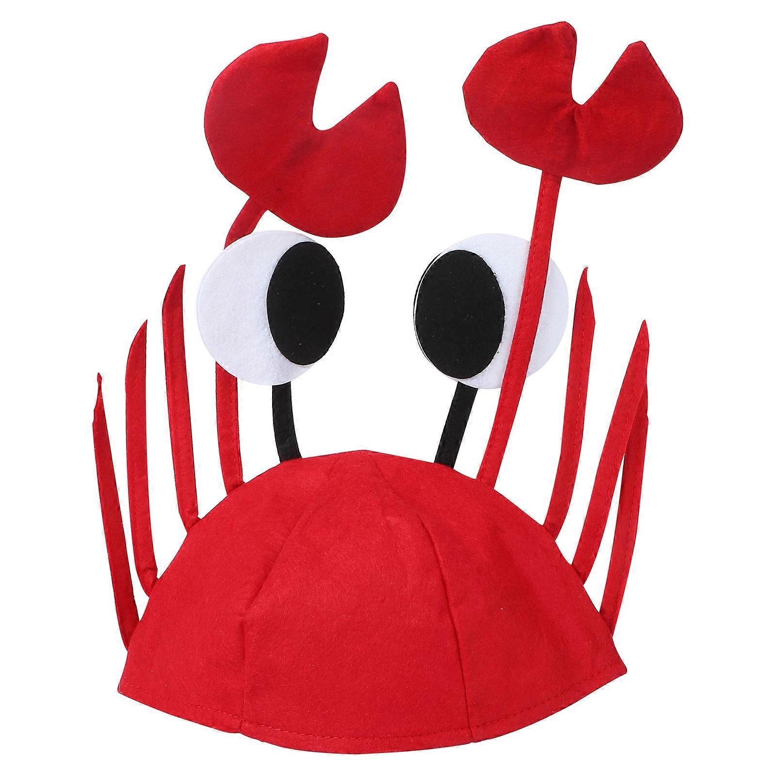 Mens Summer Hat Sea Creature Costume Decoration Crawfish Costume ...