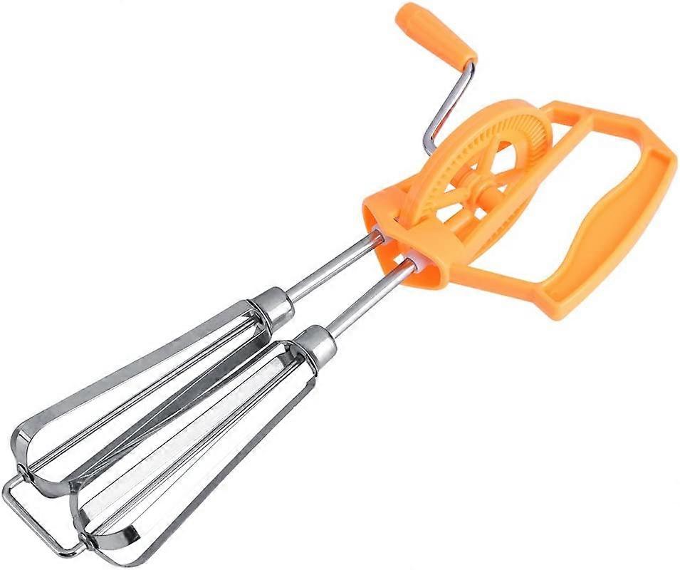Rotary Hand Whip Whisk Egg Beater Stainless Steel Kitchen Tool for ...