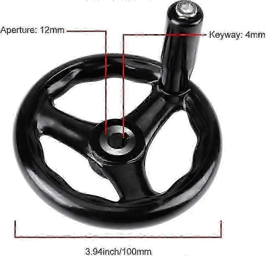 Hand wheel,crank hand wheel,hand wheel for milling machine,3 spokes ...