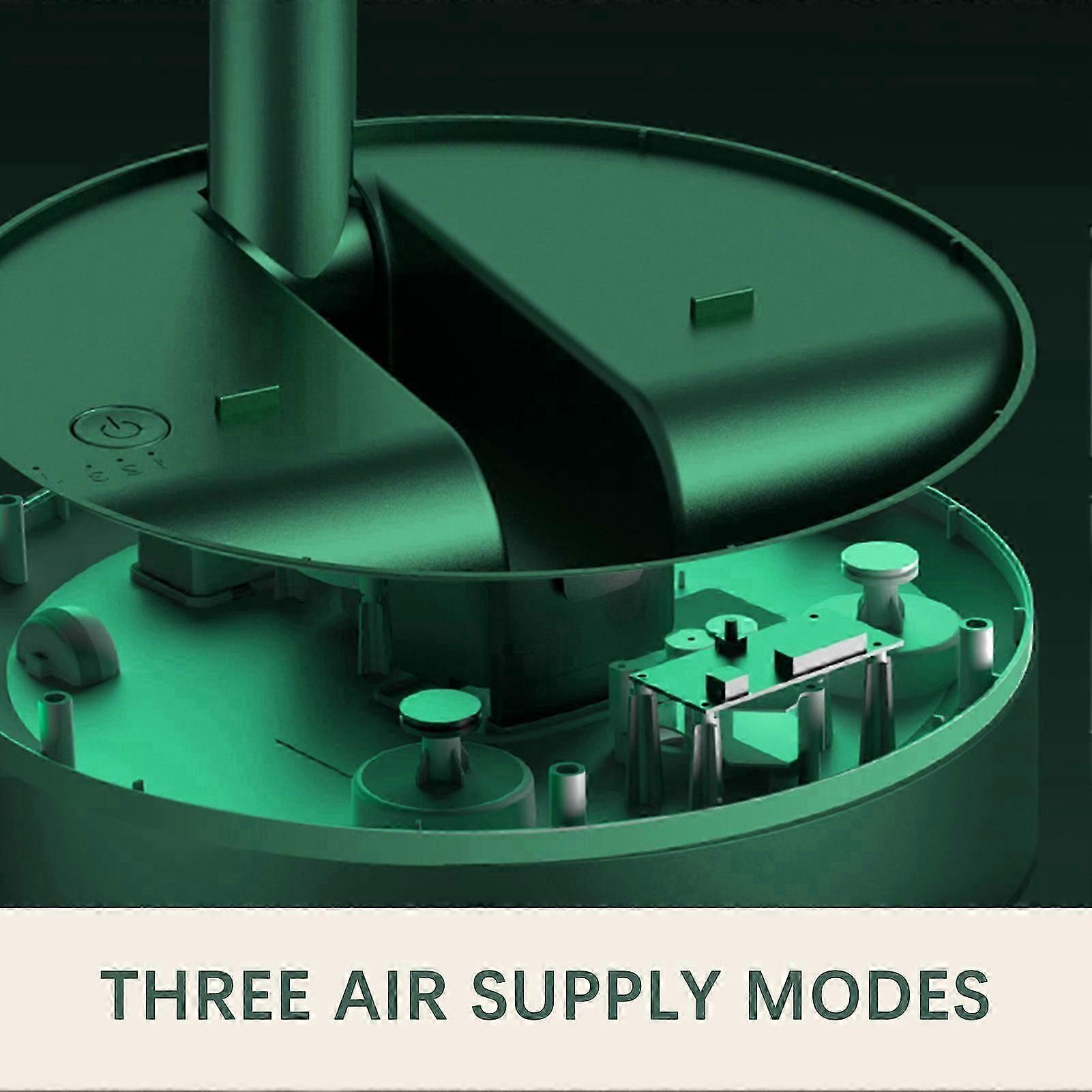 Cordless Telescopic Folding Fan 3 Speed Silents Stand up Fan Portable ...