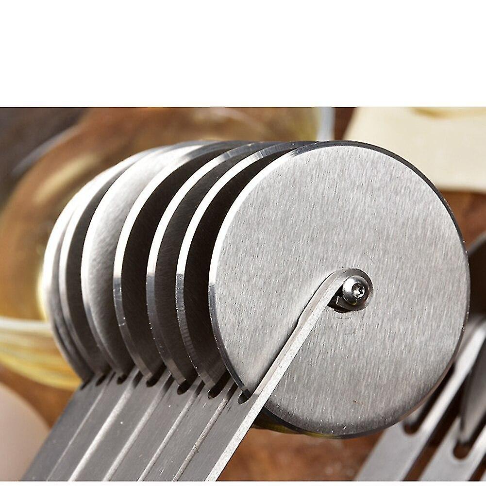 Baking cookie sheets slicer 5 wheel pizza knife dough divider ...