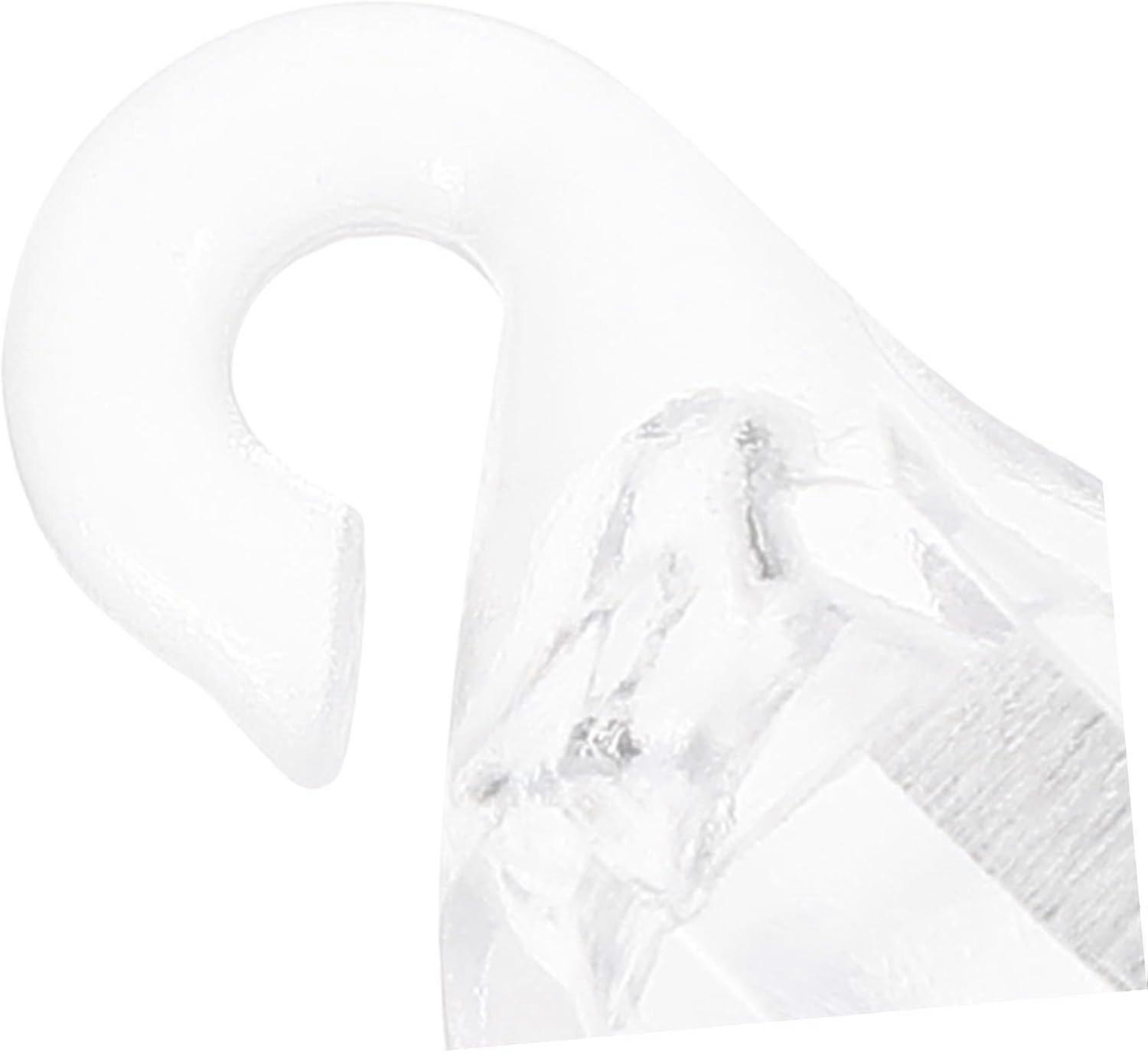 10pcs Curtain Wand Hooks and Rod Caps Plastic Replacement for Drapes ...