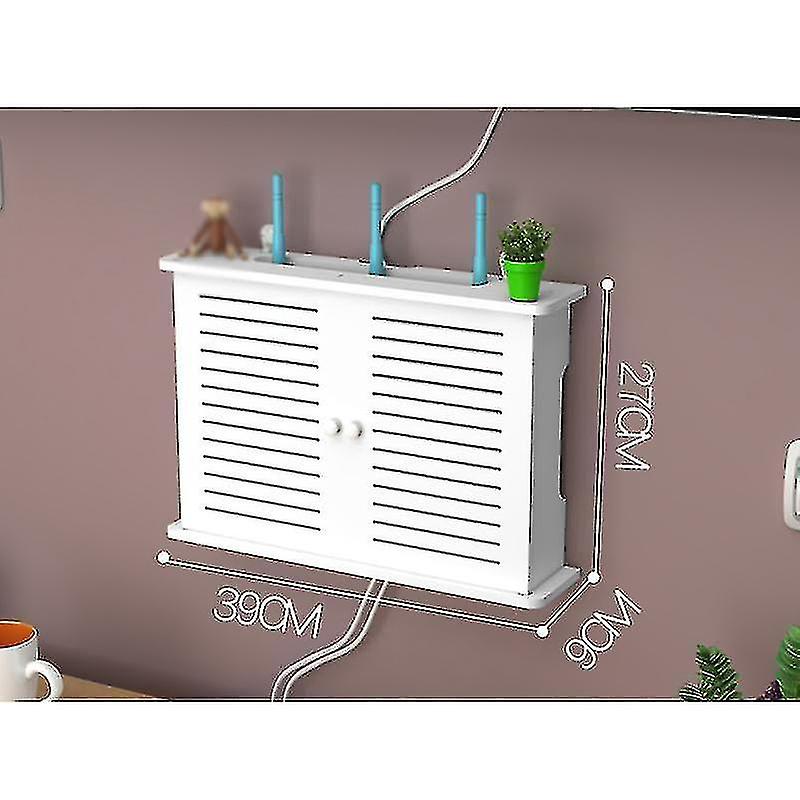 Wireless Wifi Router Stora Box Box Cable Wire Bracket -mounted Plug ...