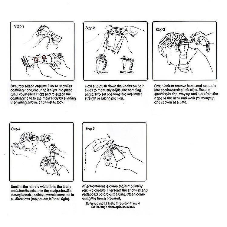 Pet Lice Removal Comb Electric Lice Catcher Tvshowliss Hair Cleaner ...