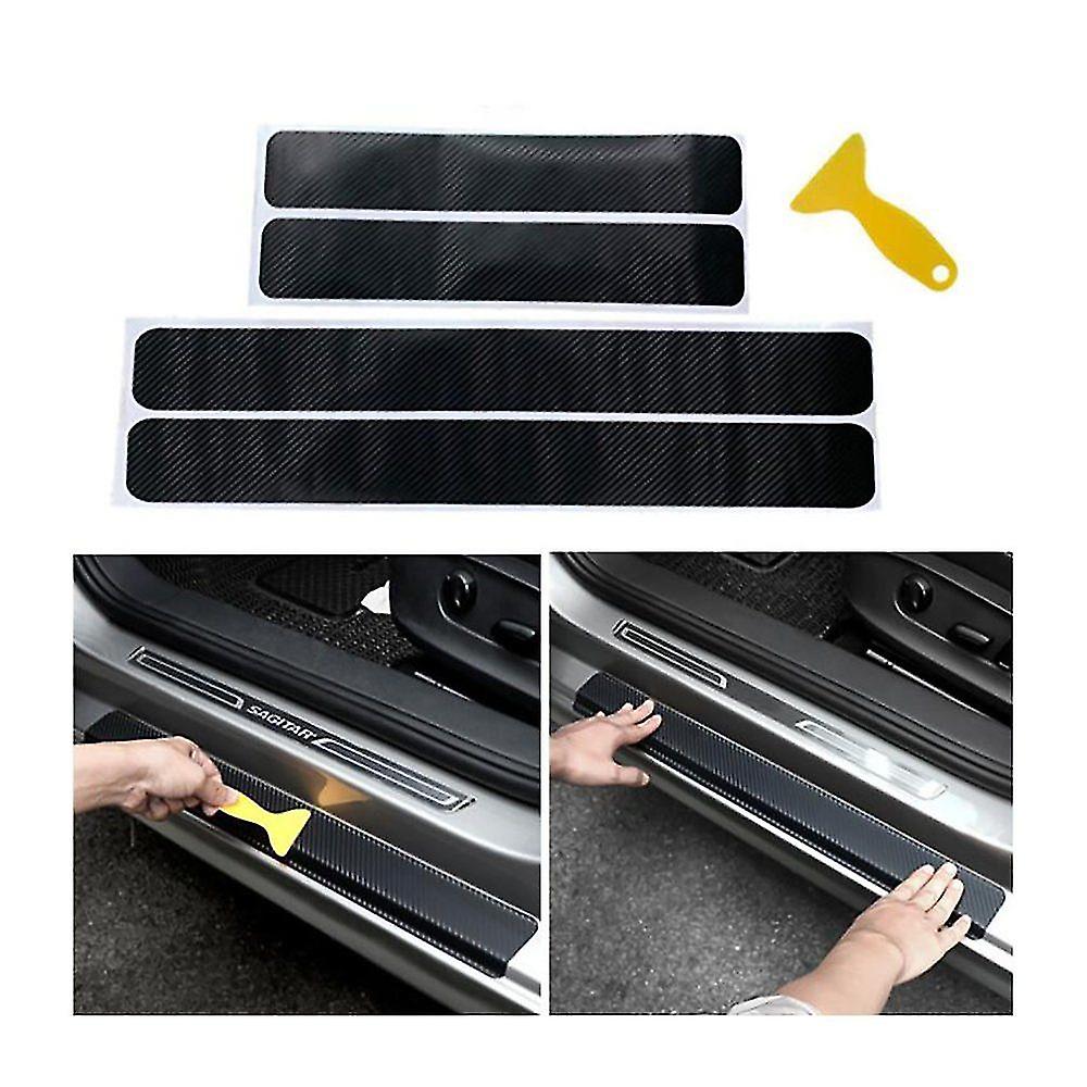 4 X Car Door Sill Sticker Edge Protector Universal Car Door Protector ...
