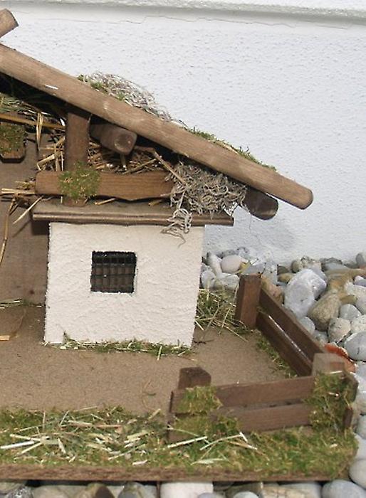 Nativity CHRISTMAS wooden crib Nativity Christmas Nativity stable ...