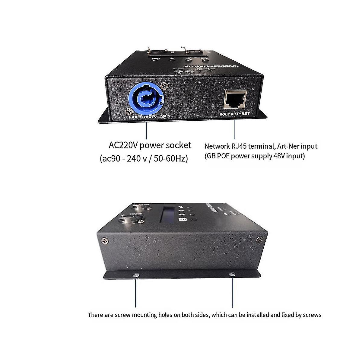 Artnet Dmx 512 Ethernet Lighting Controller Interface 2 Converter Box ...