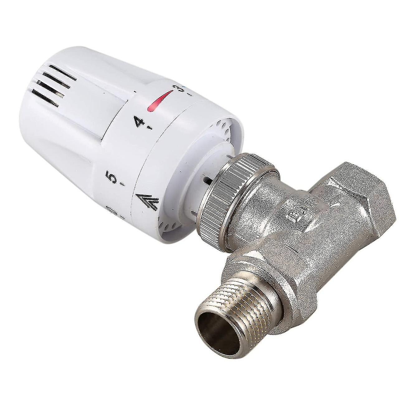 1/2inch Thermostatic Radiator Valve Straight Type Dn15 Automatic ...