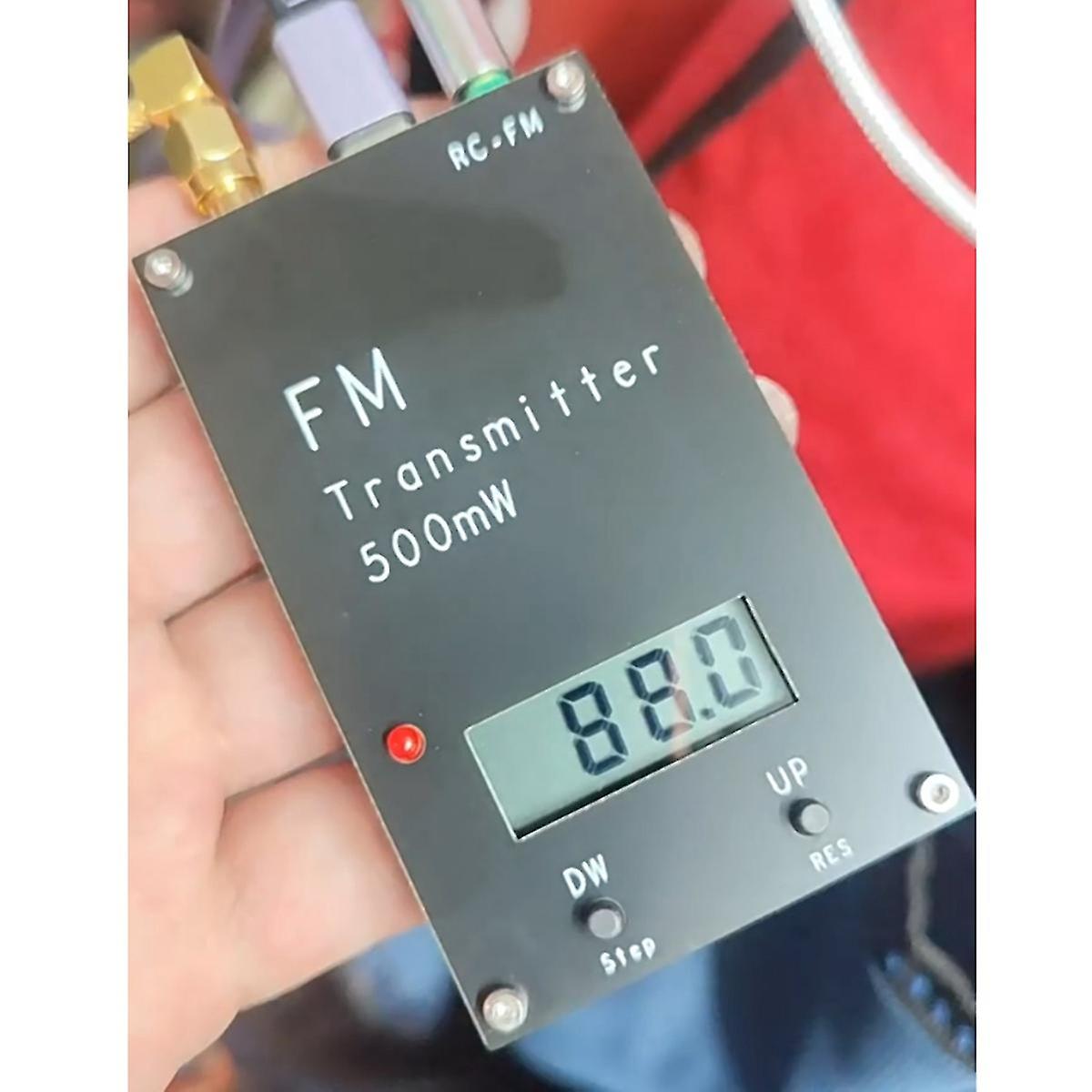 Transmitter 2000m Digital Display 500mw Stereo 76-108m Radio Fm ...