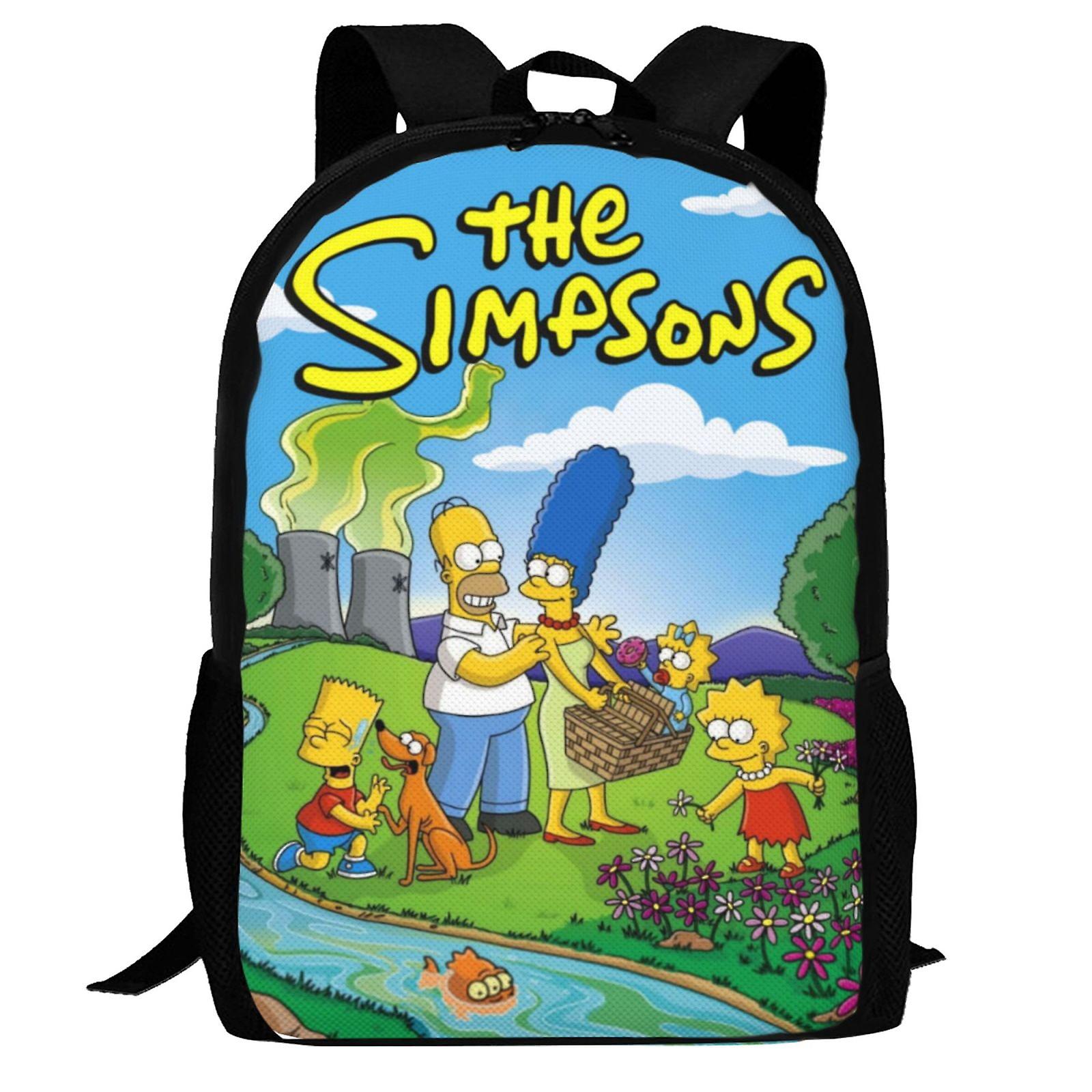 The Simpsons Backpack,Laptop Backpack Lightweight Casual DaypackMulti ...