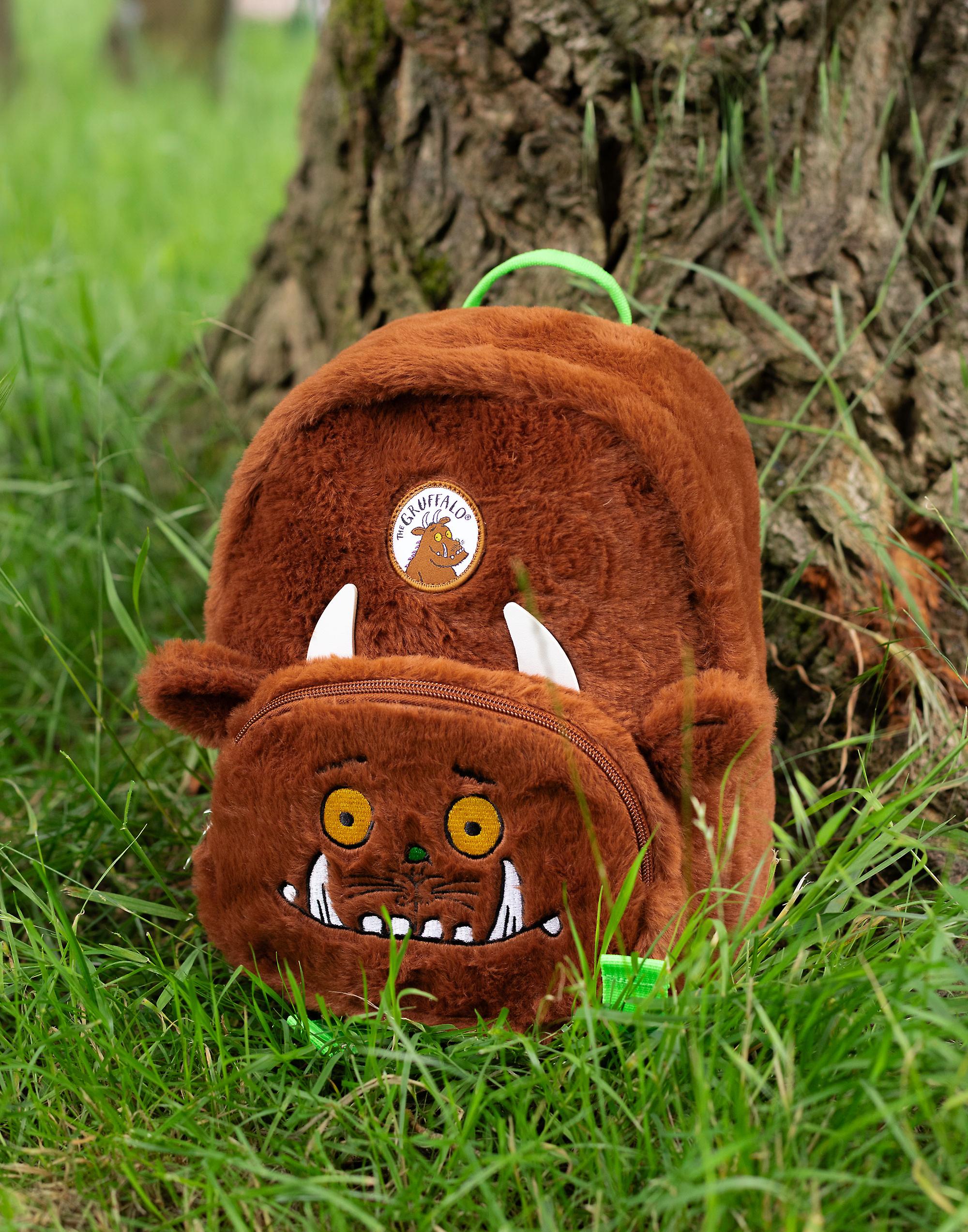 Gruffalo & Friends Unisex Kids Backpack Brown 3D Novelty Face - One ...