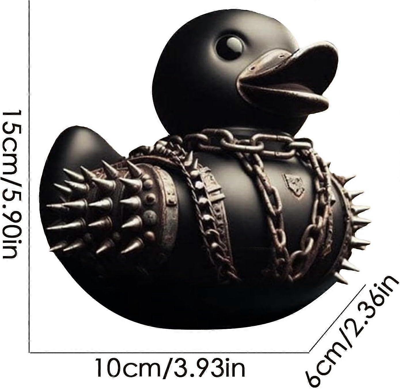 Duckieville Duck, Duckieville Duck Statue, Satan Ducks Gothic Punk ...