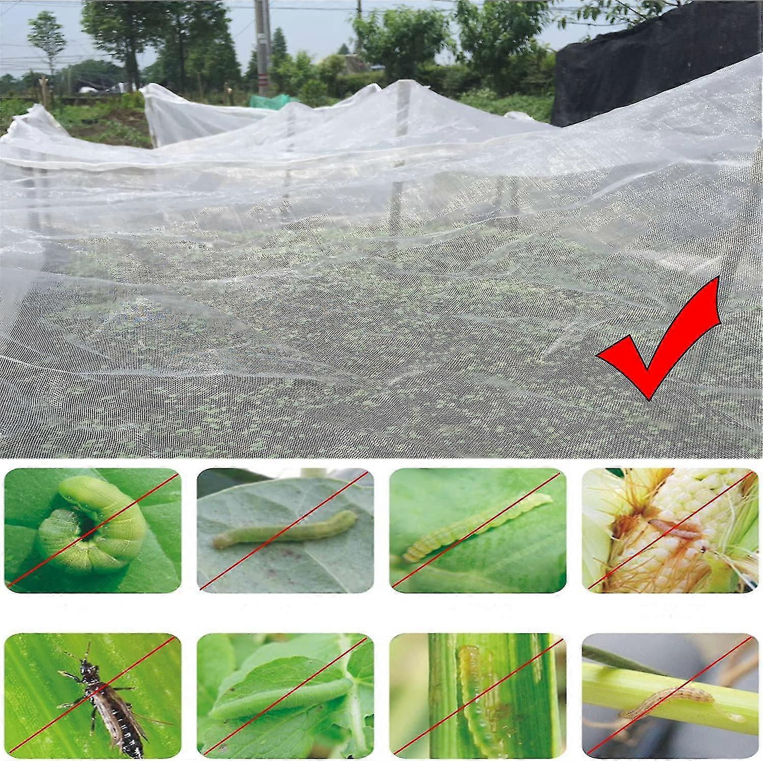Insect Net 3m X 6m, Nets For Garden, Vegetable Insect Net, Fine Mesh ...