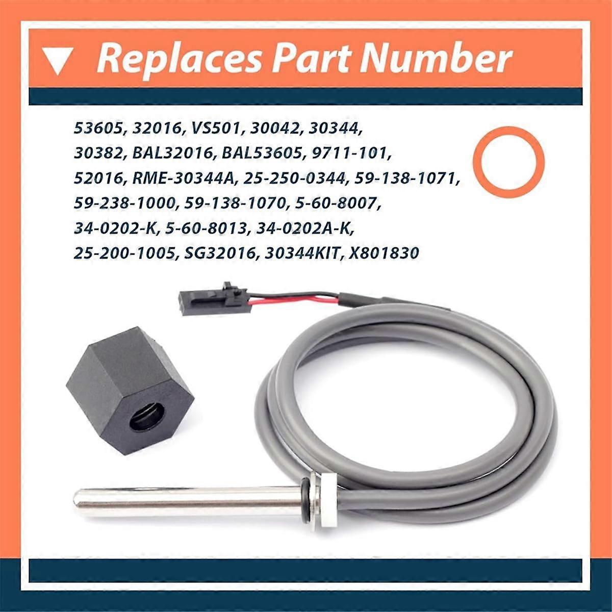 Hot Tub Sensor for Spa Heater M7 System with 24inch Cable Temp/High ...