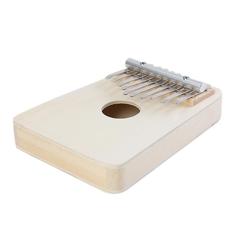 10 Keys kalimba diy kit basswood thumb piano handmade set musical ...