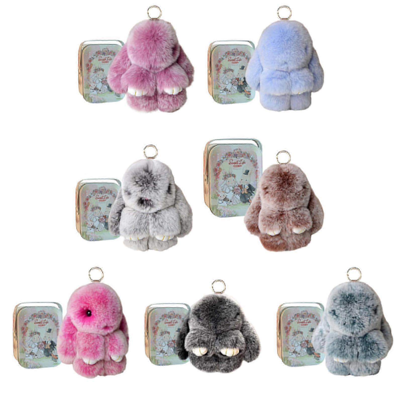 Bunnylulu Keychain, Bunny Lulu Keychain, Cute Bunny Keychain With ...