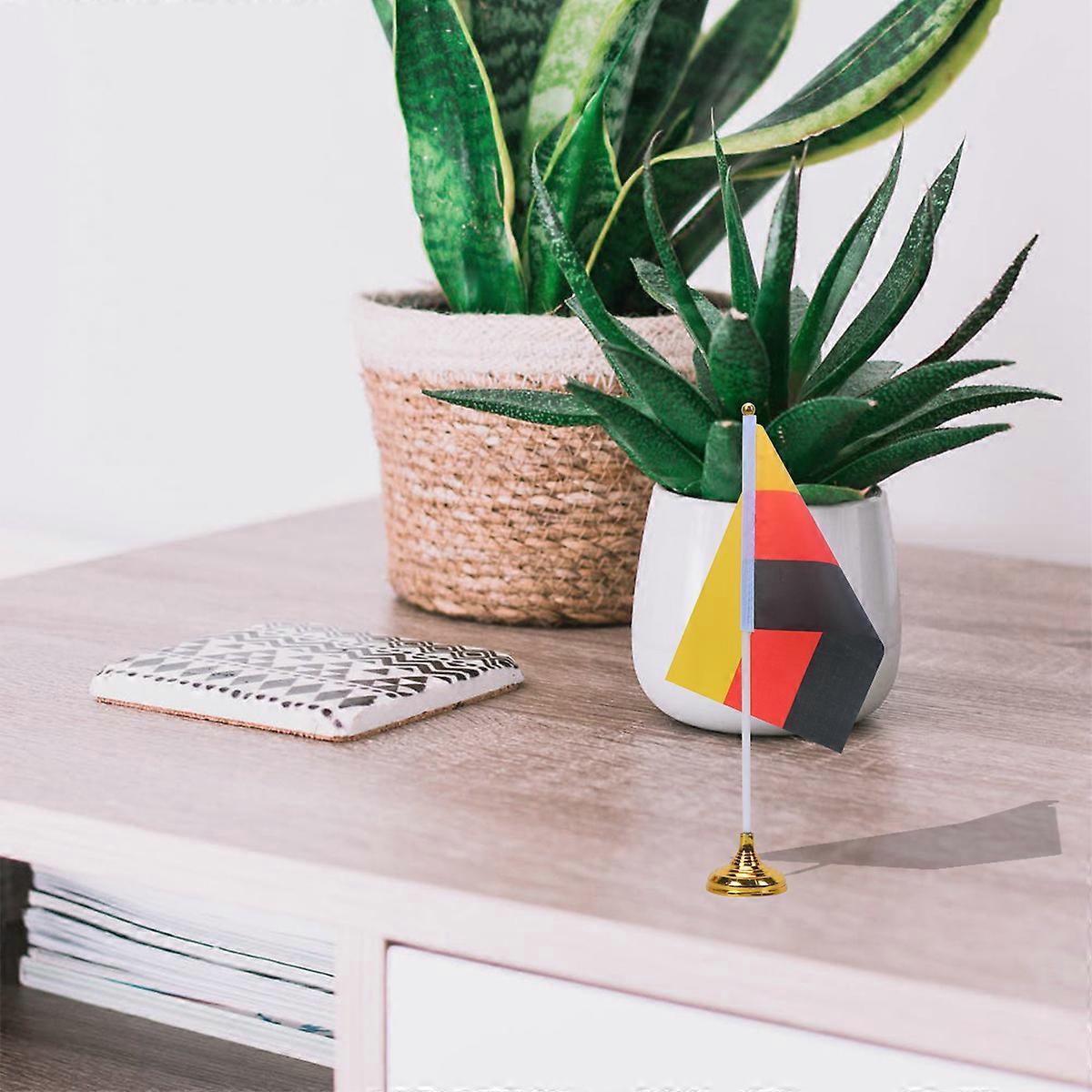 48 Pcs German Desktop Flag DE National Country Flag Tabletop Flags Desk ...