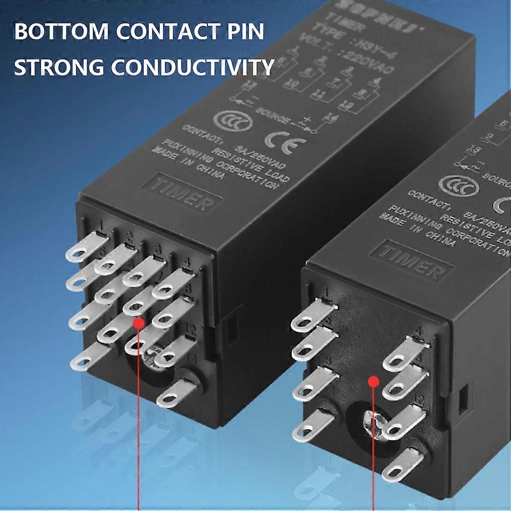 Miniature Power-On Time Delay Relay Electronic Digital Display Power ...